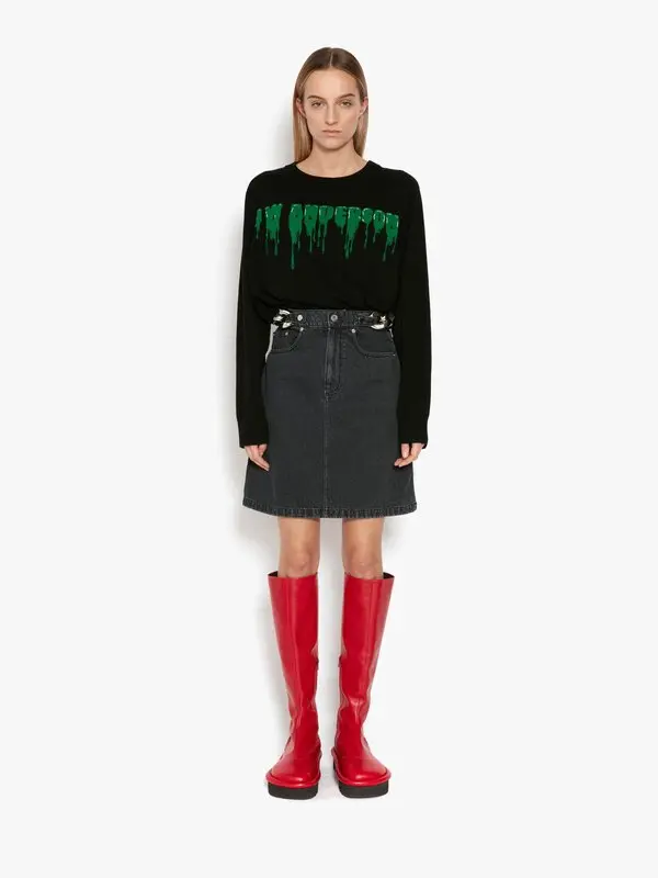 J.W.ANDERSON Intarsia-knit Logo Jumper