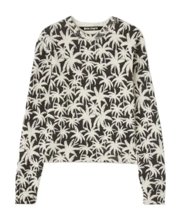 Palm Angels Palm Tree-printed Knitted Jumper