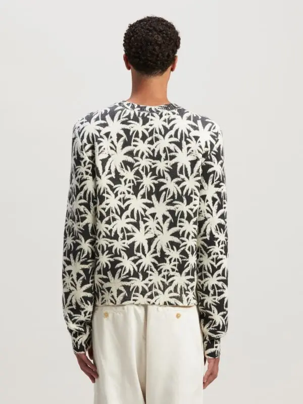 Palm Angels Palm Tree-printed Knitted Jumper