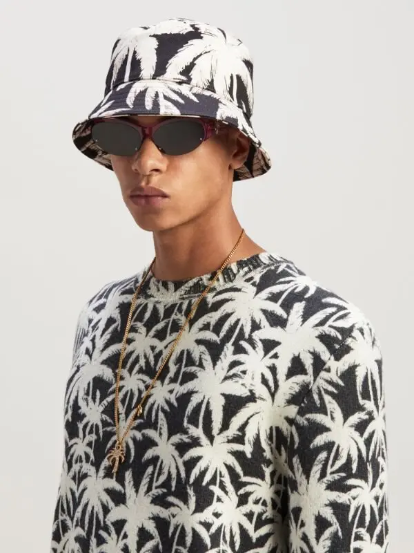 Palm Angels Palm Tree-printed Knitted Jumper