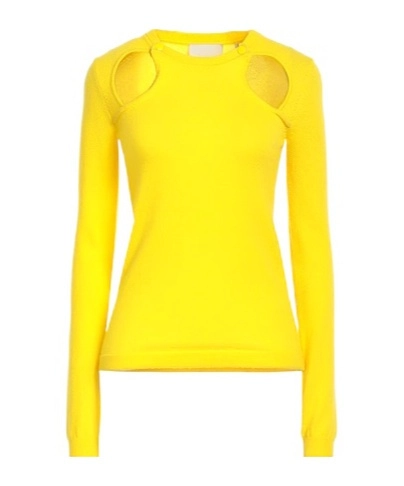 Isabel Marant Étoile Cashmere Cutout Crewneck Long Sleeve Knit
