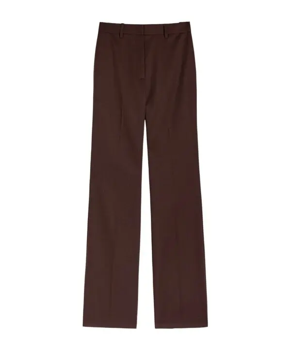 NILI LOTAN Corette Straight-leg Wool Trousers