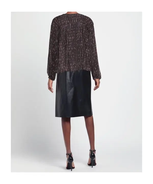Isabel Marant Étoile Printed Long-sleeved Button-up Cover-up