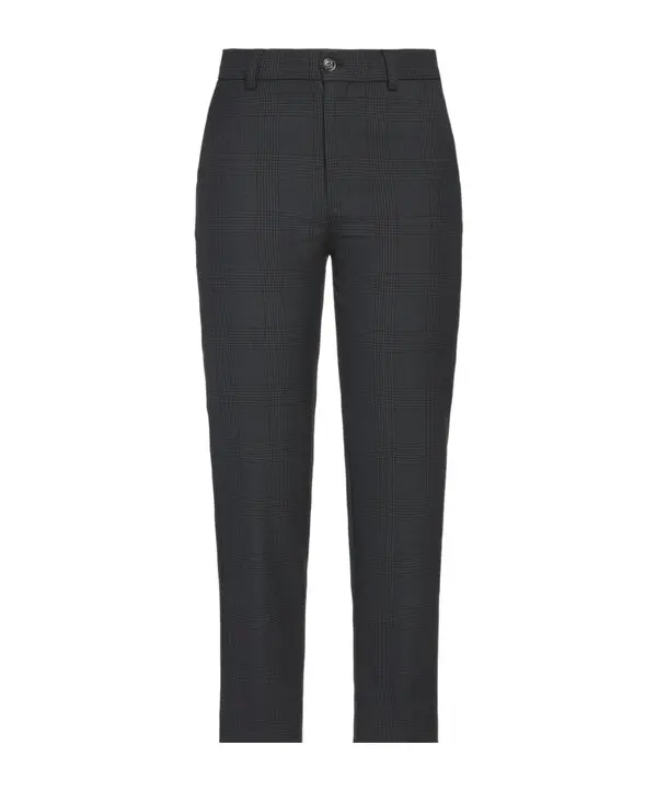 GANNI Glen Plaid Stretch Tailored Trousers