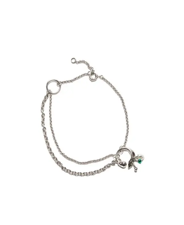 Acne Studios Charm-detail Multi-chain Necklace