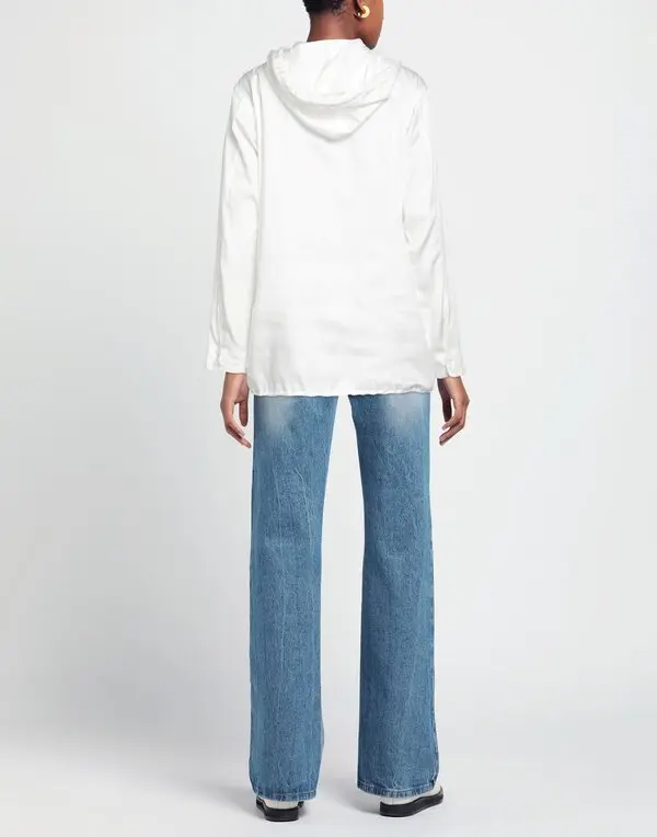 MAISON MARGIELA Long Sleeve Hooded Blouse