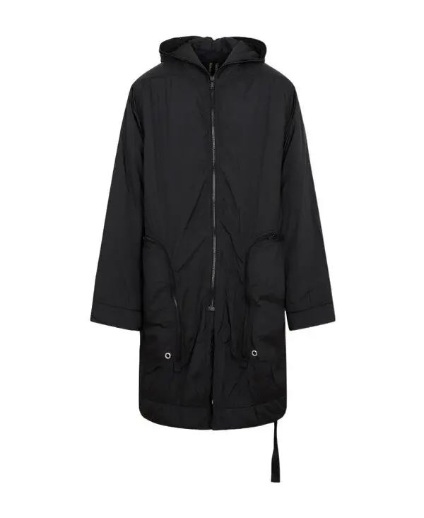 Rick Owens Hooded Quilted Coat