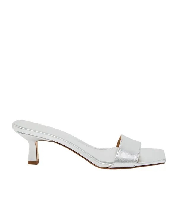 AeydĒ Metallic Nappa Sandals