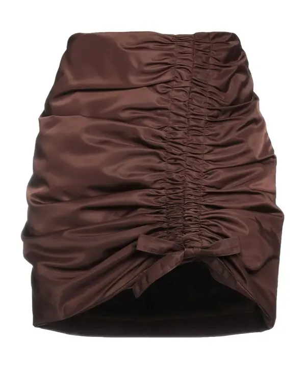GANNI Gathered Detail Zip Up Skirt