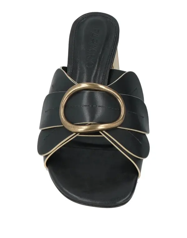 Farm Rio Metallic Heel Sandals