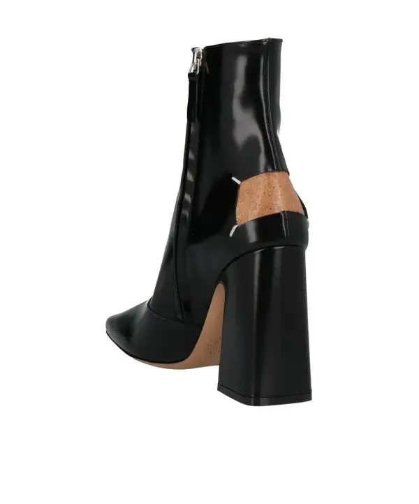 MAISON MARGIELA Two-tone Genuine Leather Ankle Boots