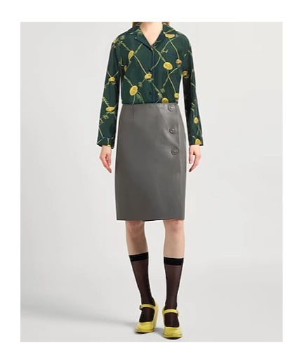 Burberry Floral Print Silk Shirt