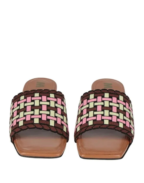 Marni Woven Slide Sandals