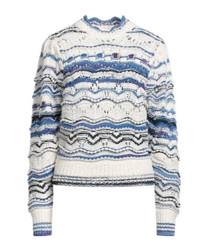 Isabel Marant Étoile Multicolor Knitted Crew Neck Top