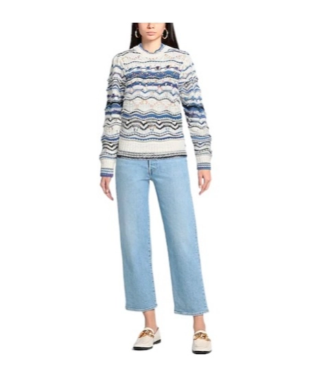 Isabel Marant Étoile Multicolor Knitted Crew Neck Top