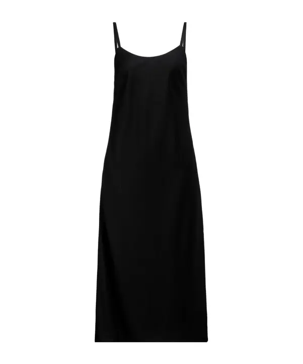 MAISON MARGIELA Scoop Neckline Slip Dress - Black