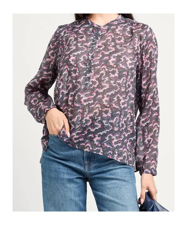 Isabel Marant Étoile Printed Long-sleeved Cover-up