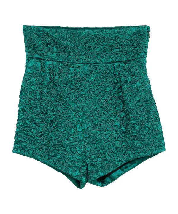 Saint Laurent High-waisted Textured Shorts