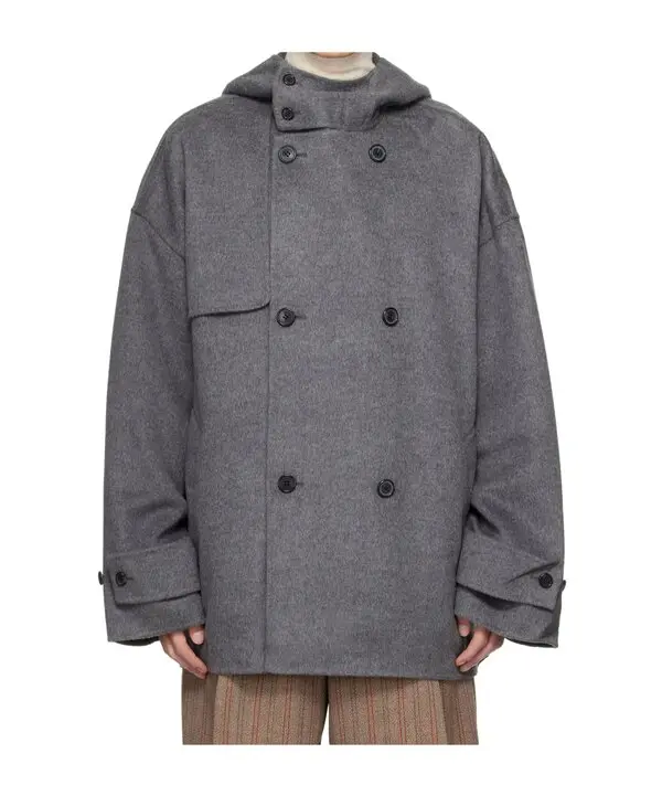 J.W.ANDERSON Double-breasted Hooded Jacket