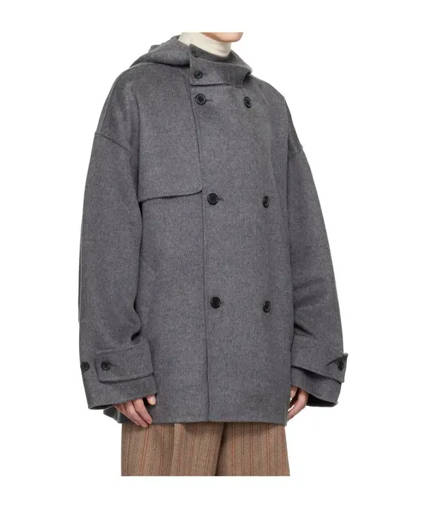 J.W.ANDERSON Double-breasted Hooded Jacket