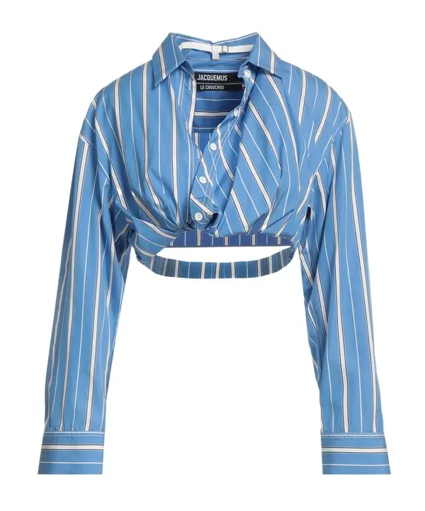 Jacquemus Striped Shirt With Classic Collar And Long Sleeves