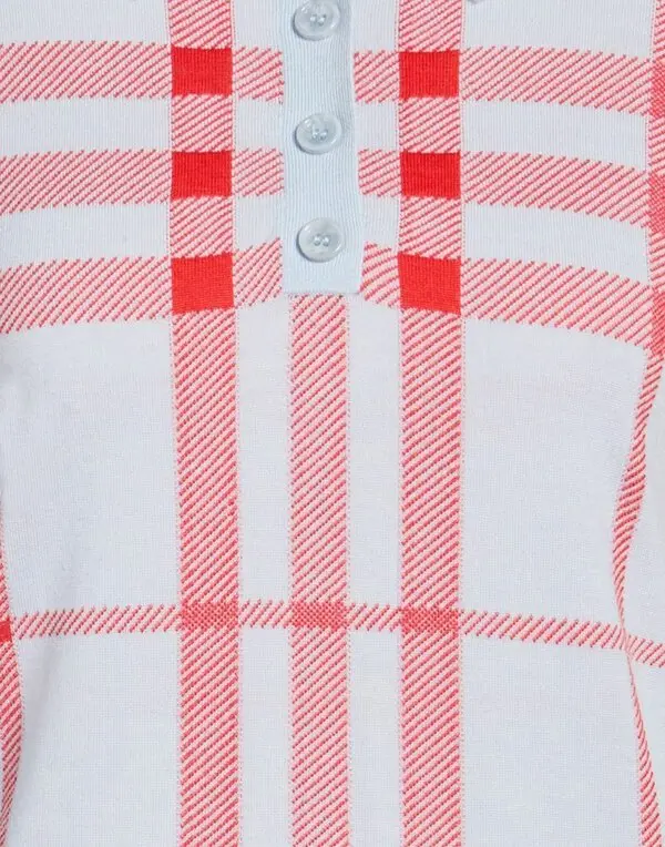 Burberry Signature Check Knit Polo Shirt