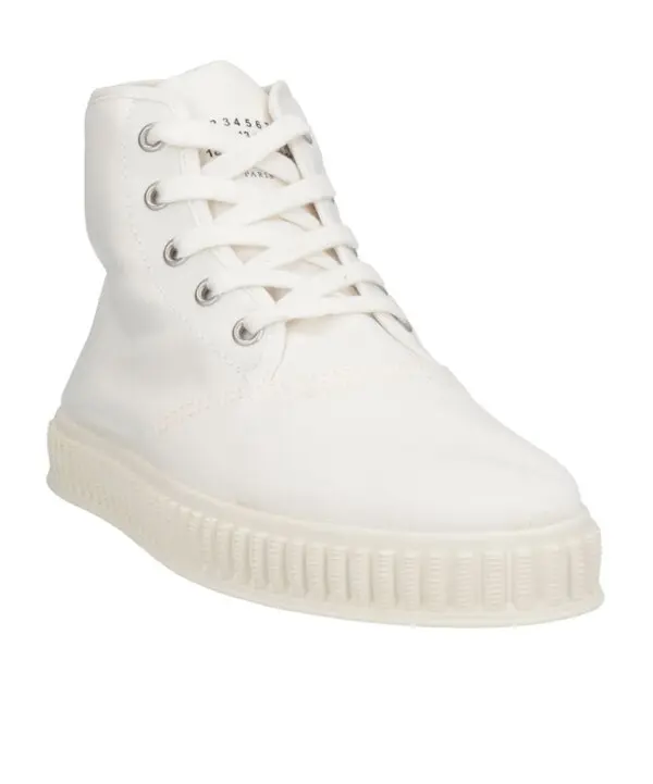 MAISON MARGIELA Minimalist High-top Canvas Shoes