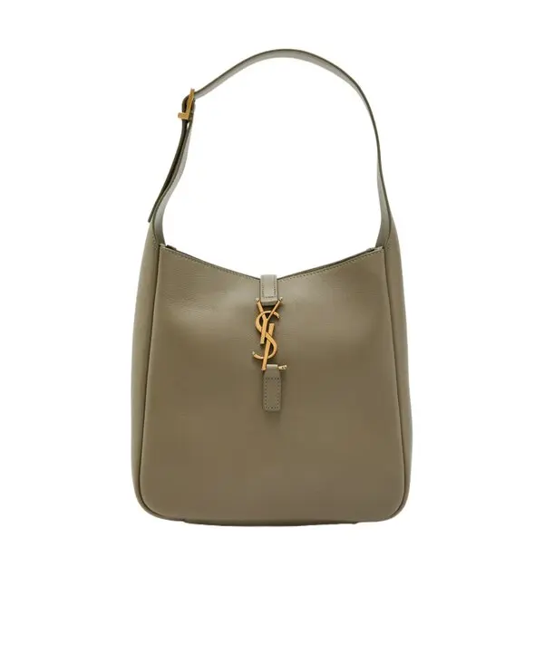 Saint Laurent Le 5 À 7 Small Leather Hobo Bag - Brown