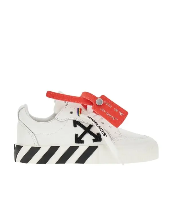 Off-White Vulcanized Lace-up Sneakers
