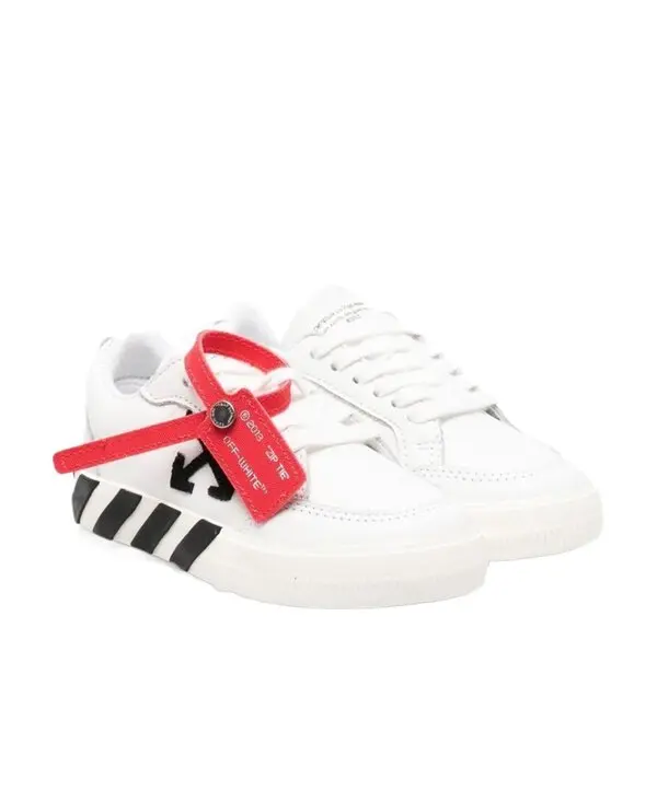 Off-White Vulcanized Lace-up Sneakers