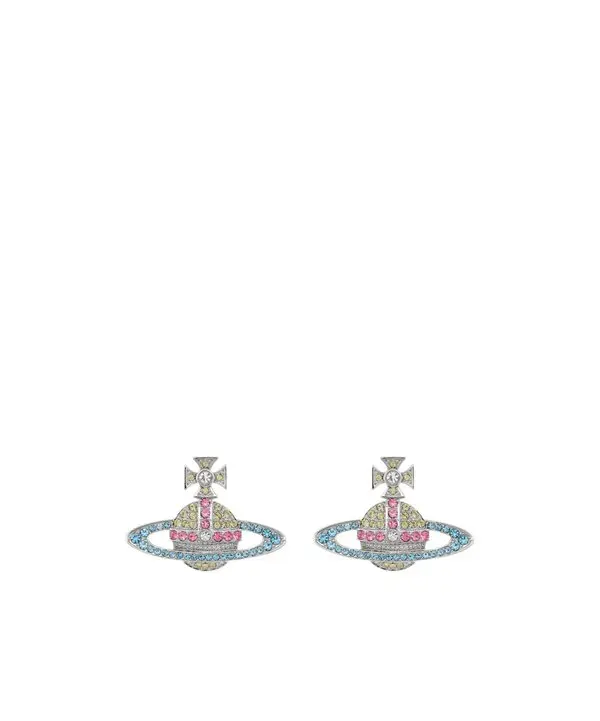 VIVIENNE WESTWOOD Decorative Ball Stud Earrings - Gray