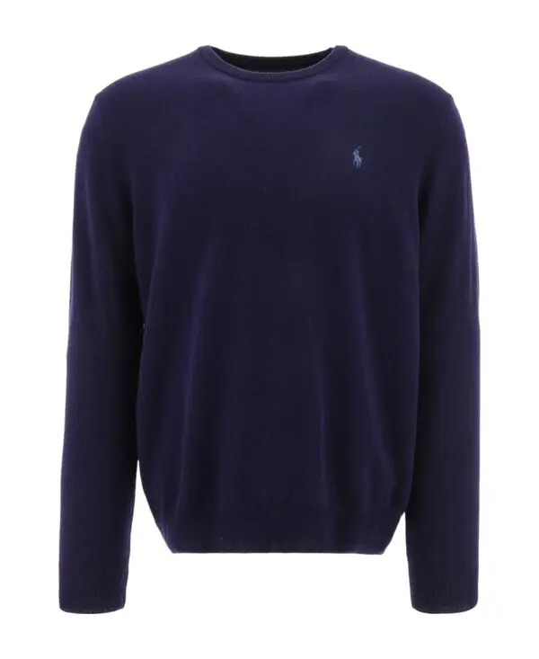 Polo Ralph Lauren Logo Round Neck Sweater - Black