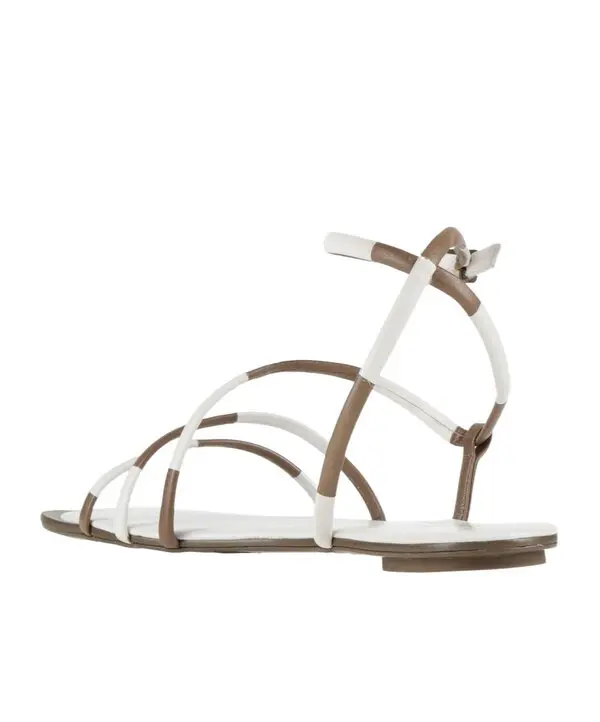 Tory Burch Two-tone Leather Sandals