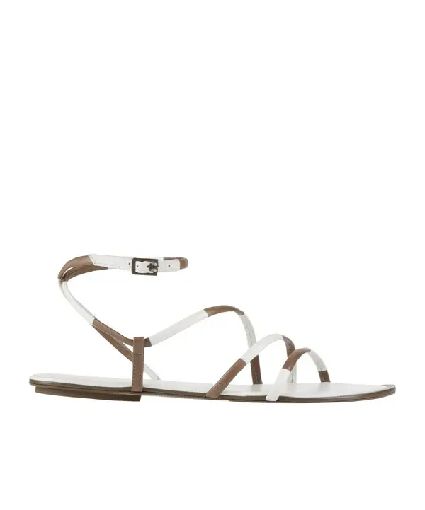 Tory Burch Two-tone Leather Sandals