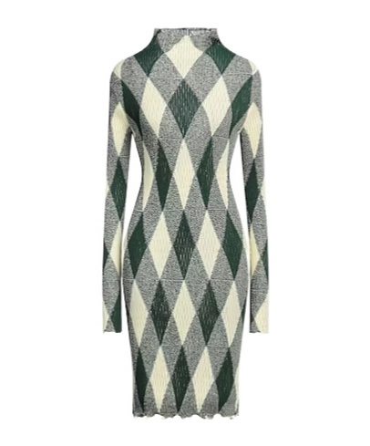 Burberry Geometric-print Knit Midi Dress