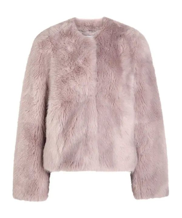 STAND STUDIO Halle Faux Fur Jacket