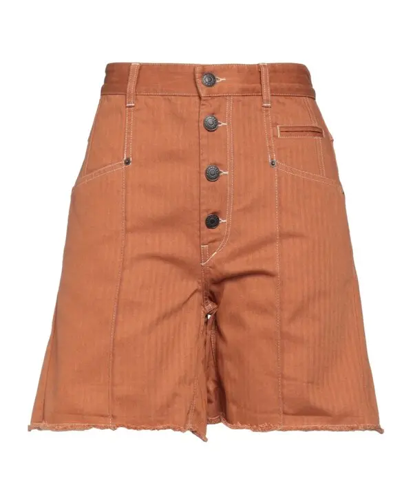 Isabel Marant Étoile High-waisted Button-down Shorts With Fringed Hem