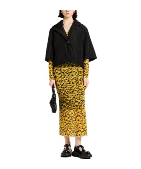 GANNI Cropped Jacket With Pockets