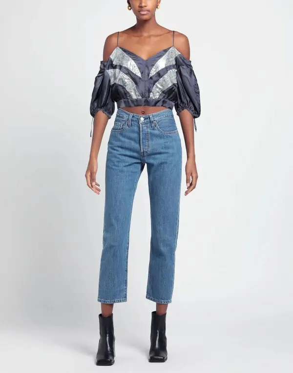 Isabel Marant Étoile Multicolor Woven Short Sleeve Top