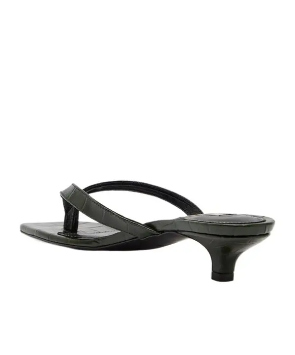 TOTEME Embossed Leather Sandals