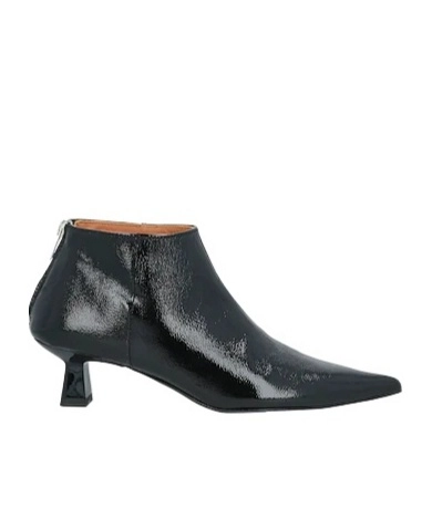GANNI Patent Leather Ankle Boots