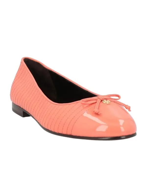 Tory Burch Minimalist Round-toe Leather Shoes