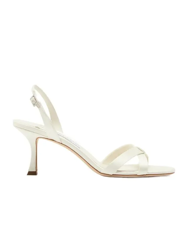 JIMMY CHOO Elsy 70 Satin Sandals