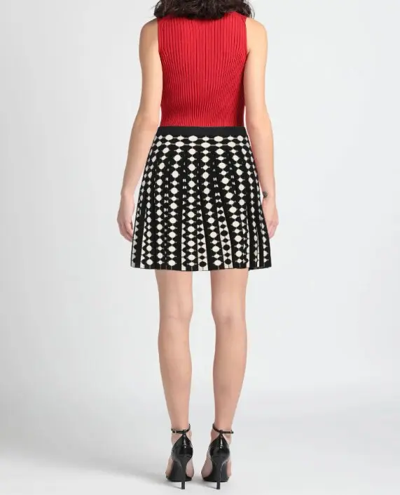 Tory Burch Pleated Knit Mini Skirt