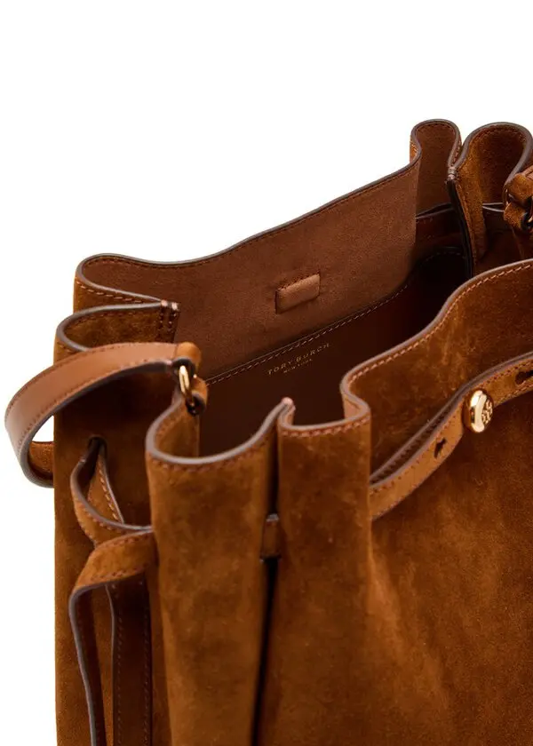 Tory Burch Romy Large Suede Bucket Bag