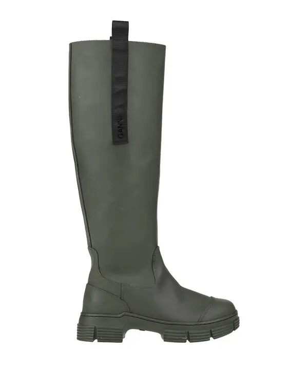 GANNI Solid Color Rain Boots