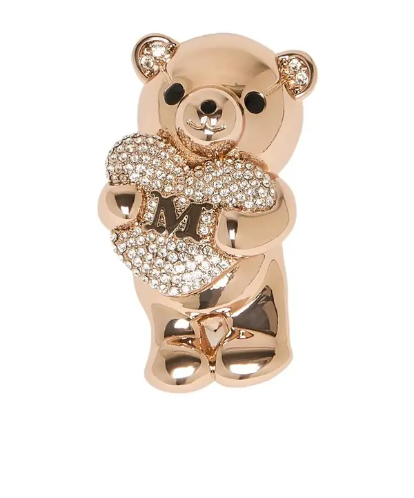Max Mara Teddy Bear Embellished Brooch