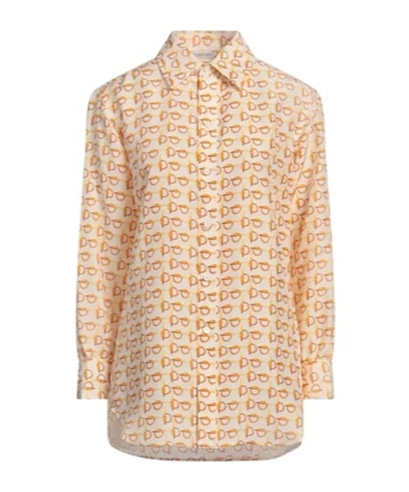 Burberry Patterned Silk Blouse