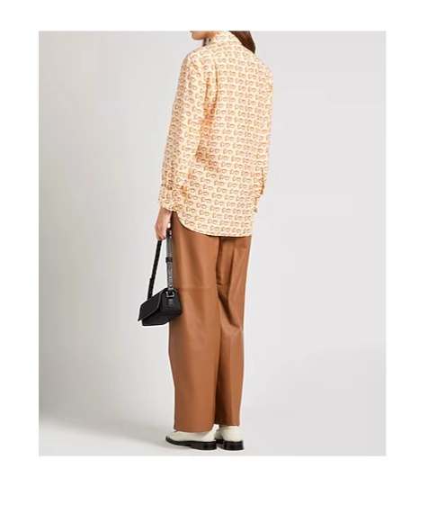 Burberry Patterned Silk Blouse