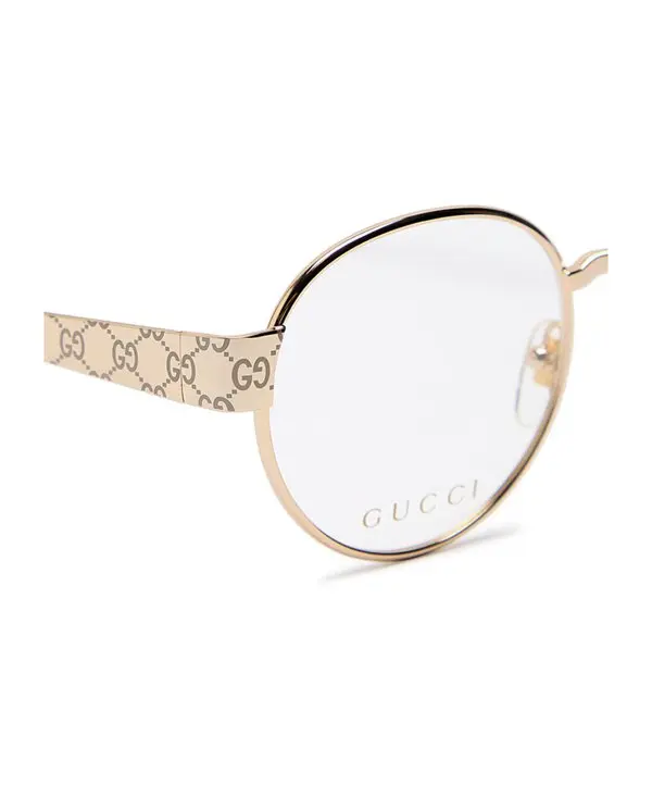 Gucci Round Metal Optical Glasses